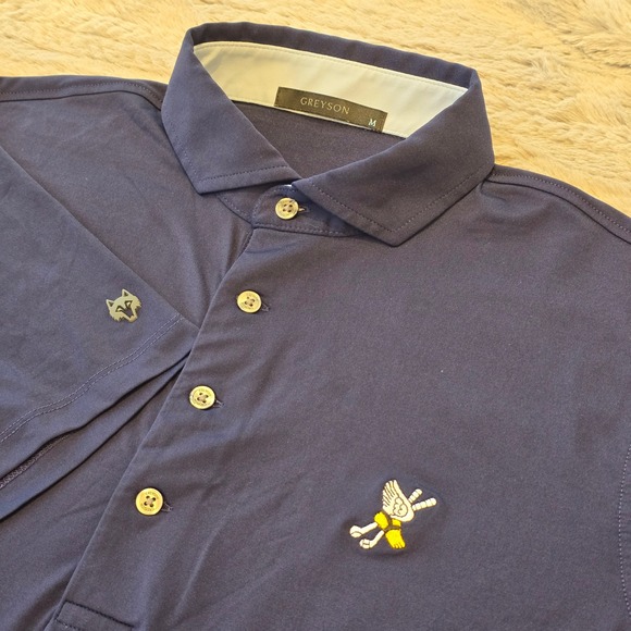 Greyson | Shirts | Greyson Winged Foot Golf Club Polo Shirt Mens Medium ...